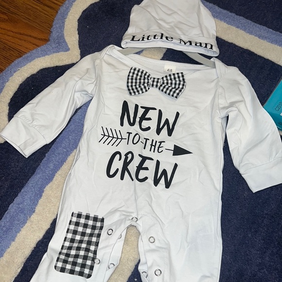 One Pieces | New To The Crew Onsie With Hat | Poshmark